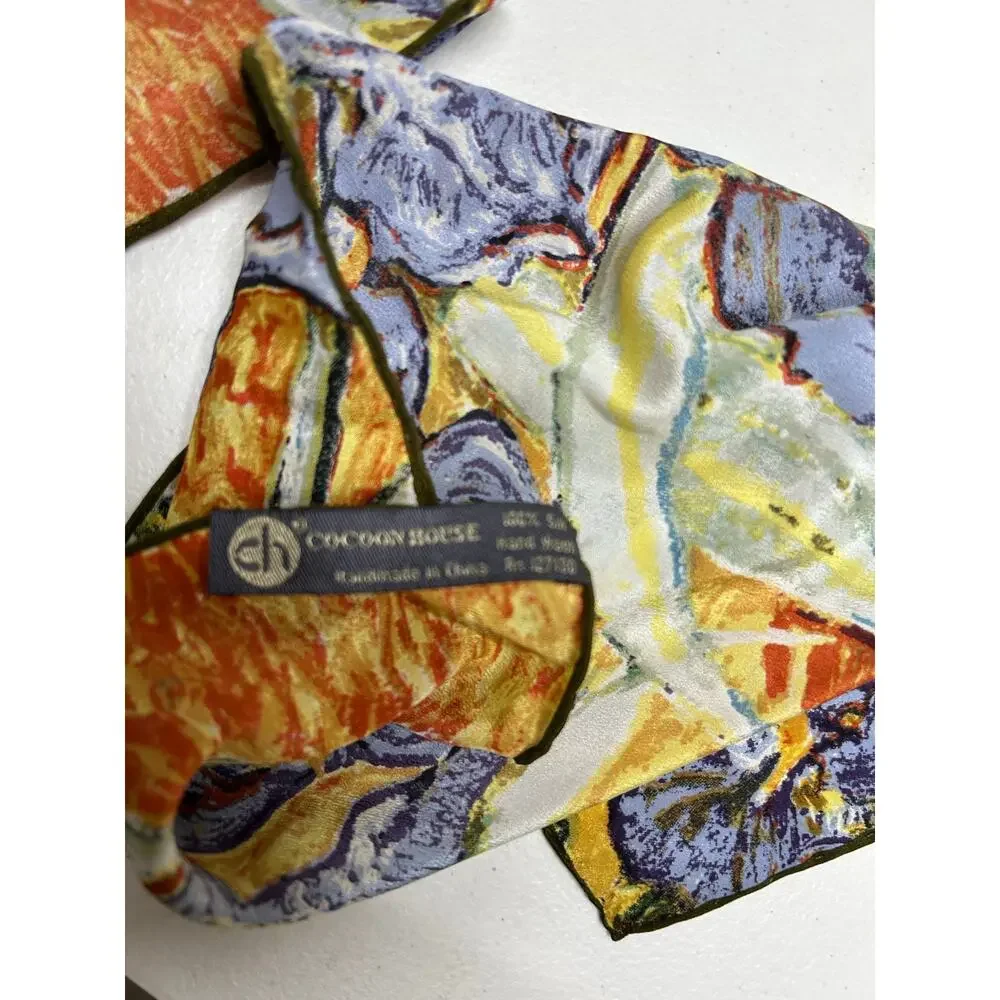 Cocoon House | Accessories | Cocoon House 0 Silk Scarf With Van Goghs ...